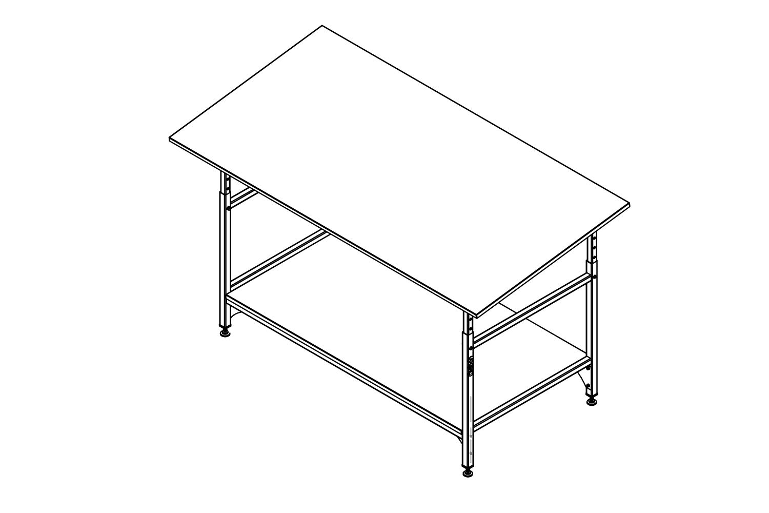 Inclined work table for modelling - ABC Equipment & Solutions